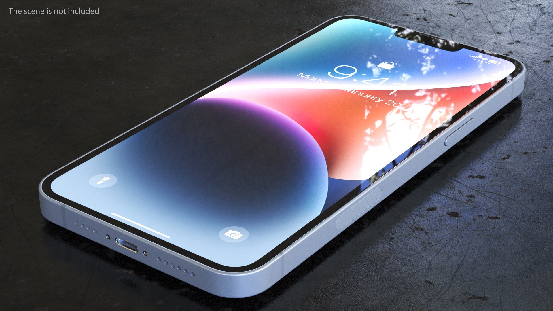 Apple IPhone 14 Plus Blue 3D Model - TurboSquid 1980795