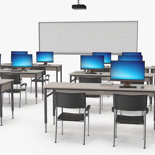 modelo 3d Configuración del aula de informática - TurboSquid 2374660