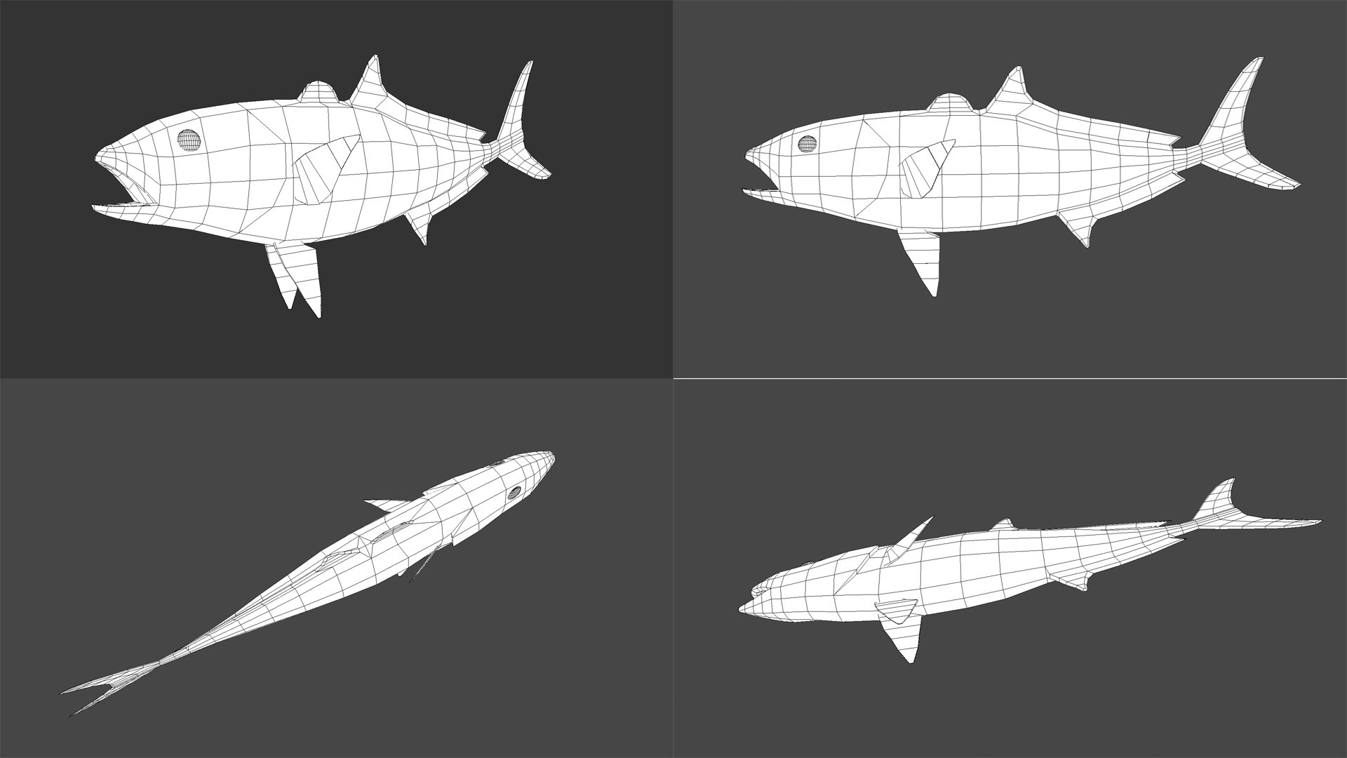 3D model fish - ready pack 1 - TurboSquid 1300783