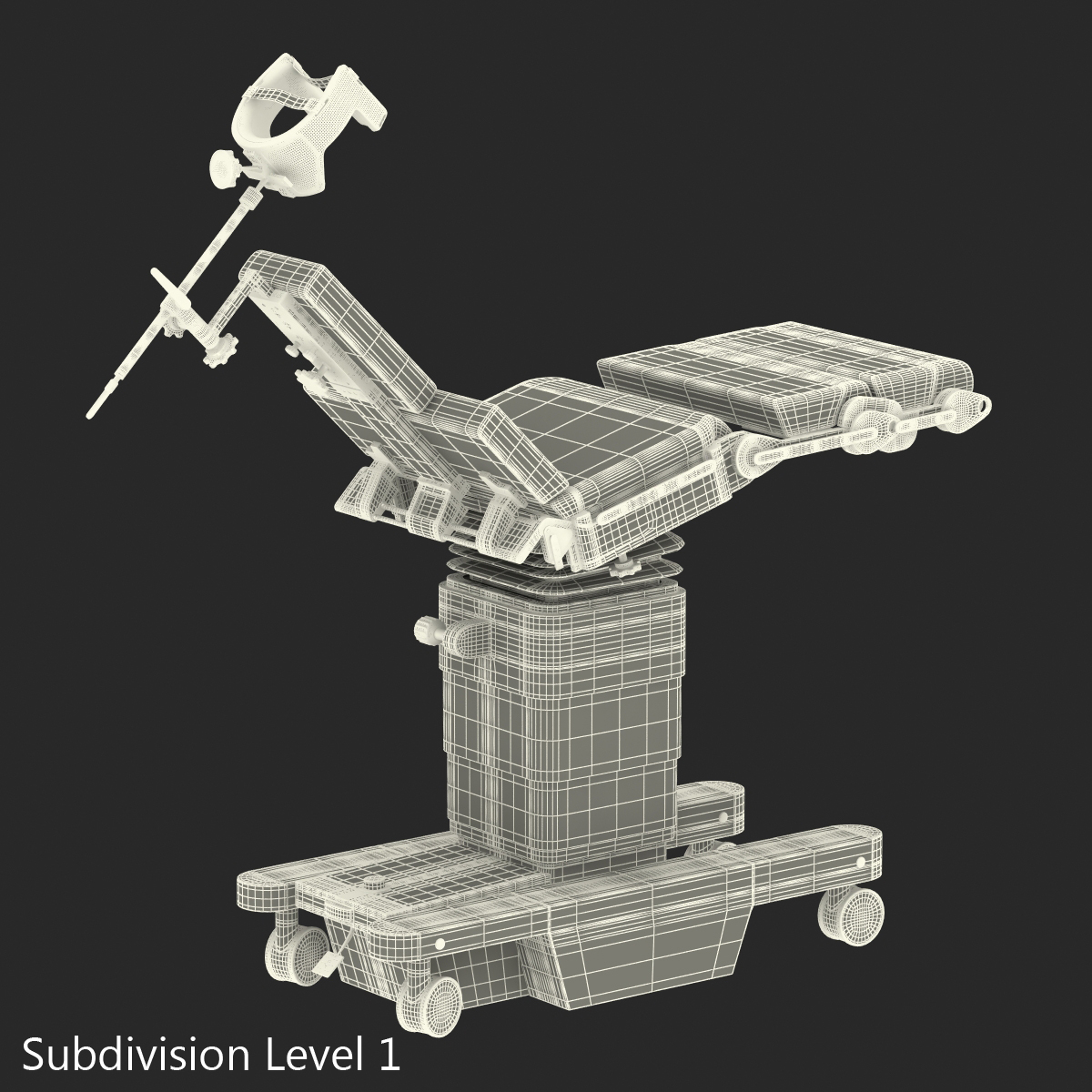 3ds operating table head support