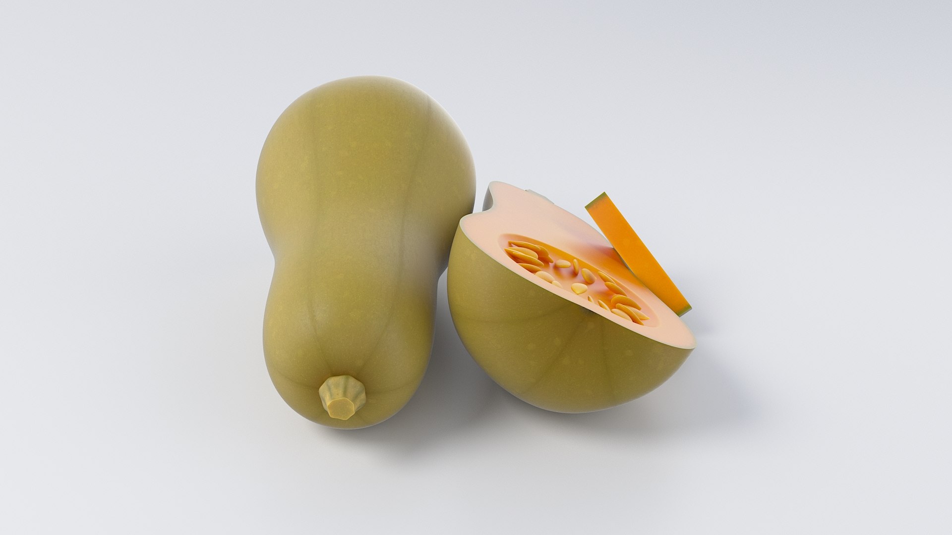 Cartoon Globe Squash Model - TurboSquid 2078425