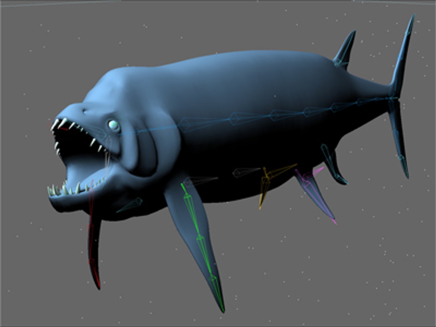 Xiphactinus 3d Model