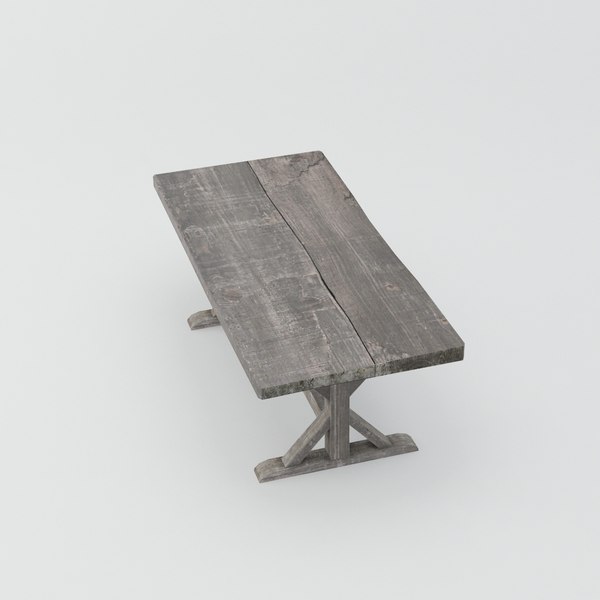 3d model late trestle table