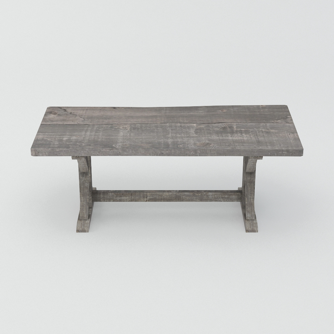 3d Model Late Trestle Table