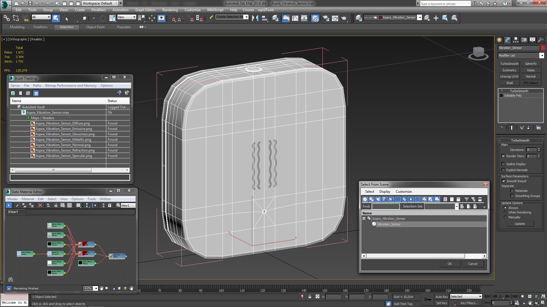 Vibration Sensor 3d Model Turbosquid 1681484