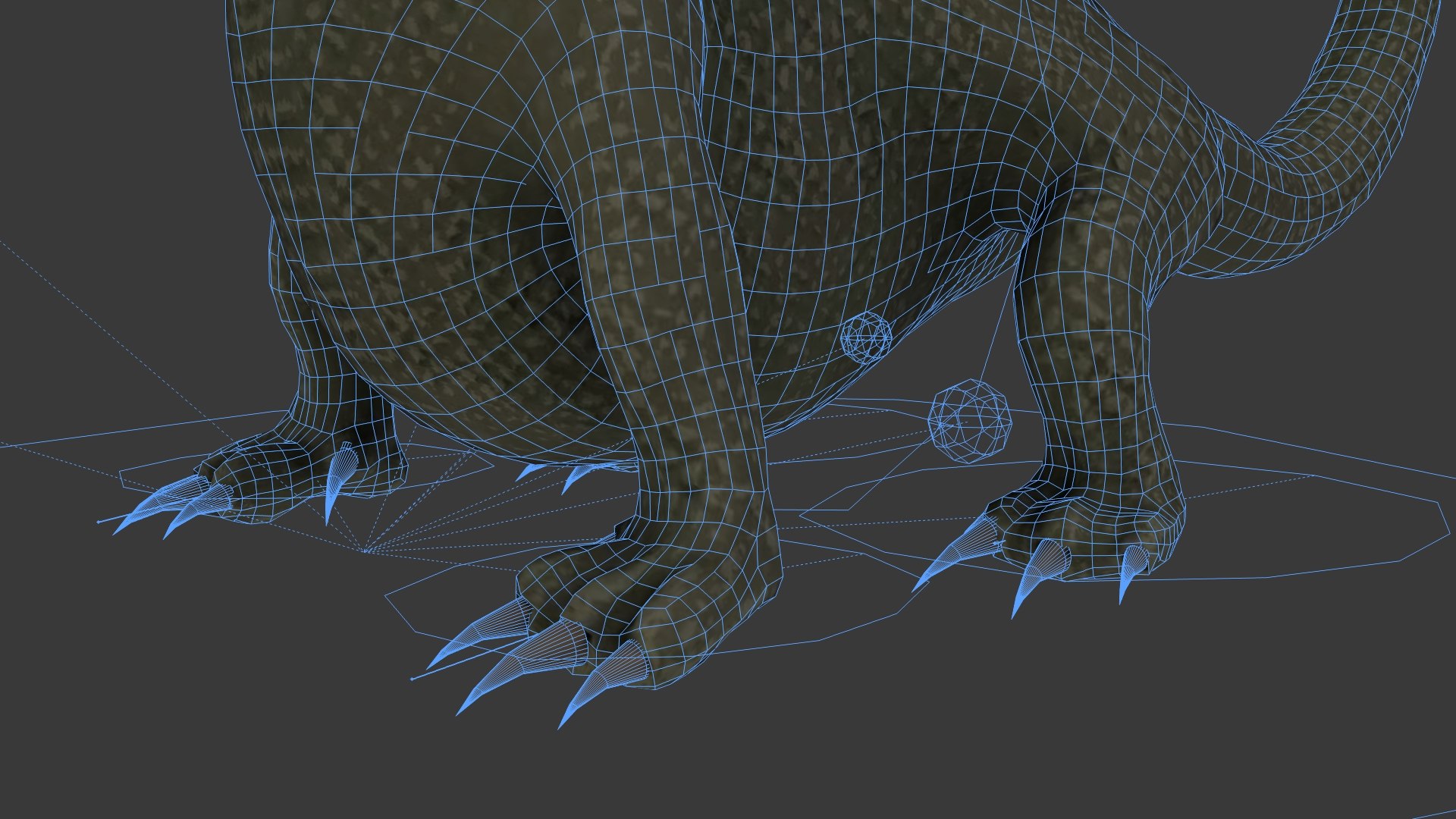 Cartoon Dragon Animation Obj