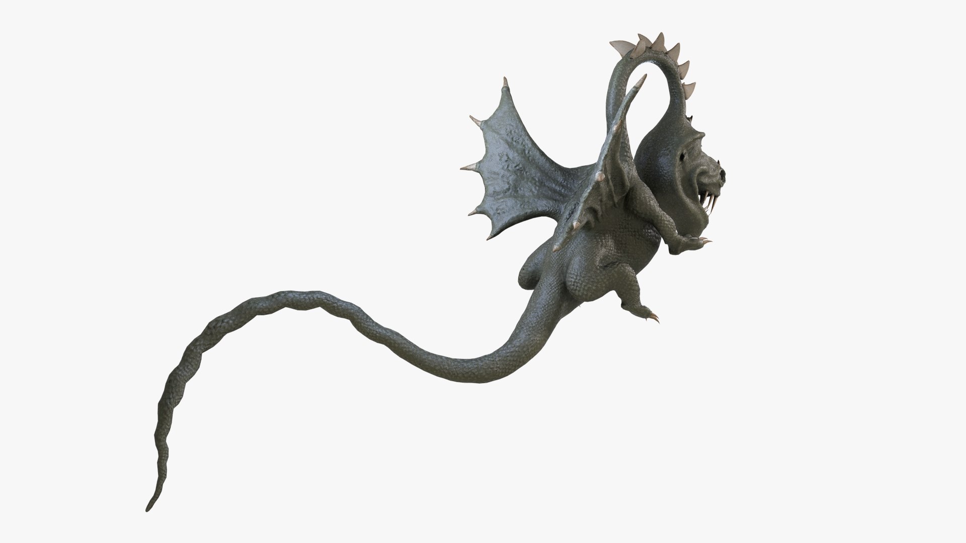 Cartoon Dragon Animation Obj