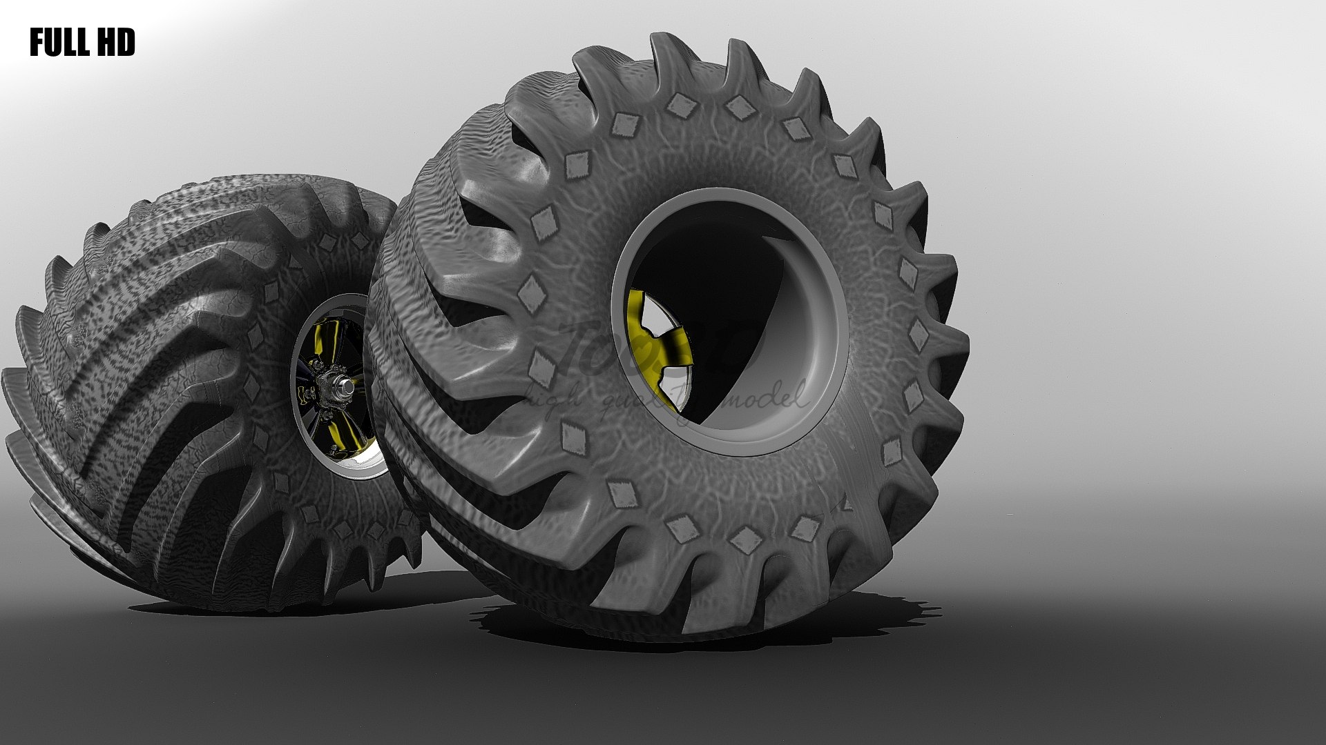 Big Tire 3d Max