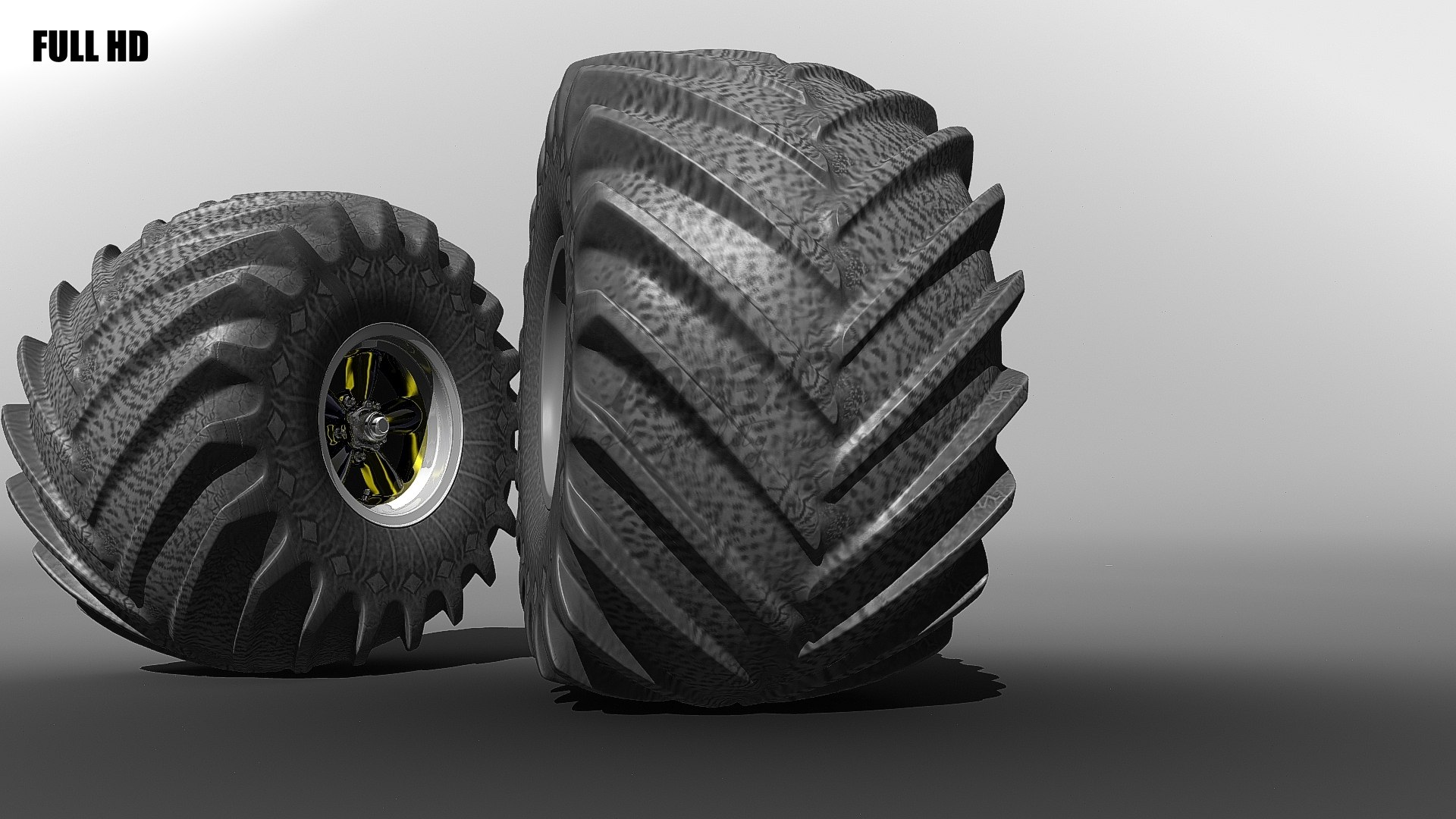 Big Tire 3d Max