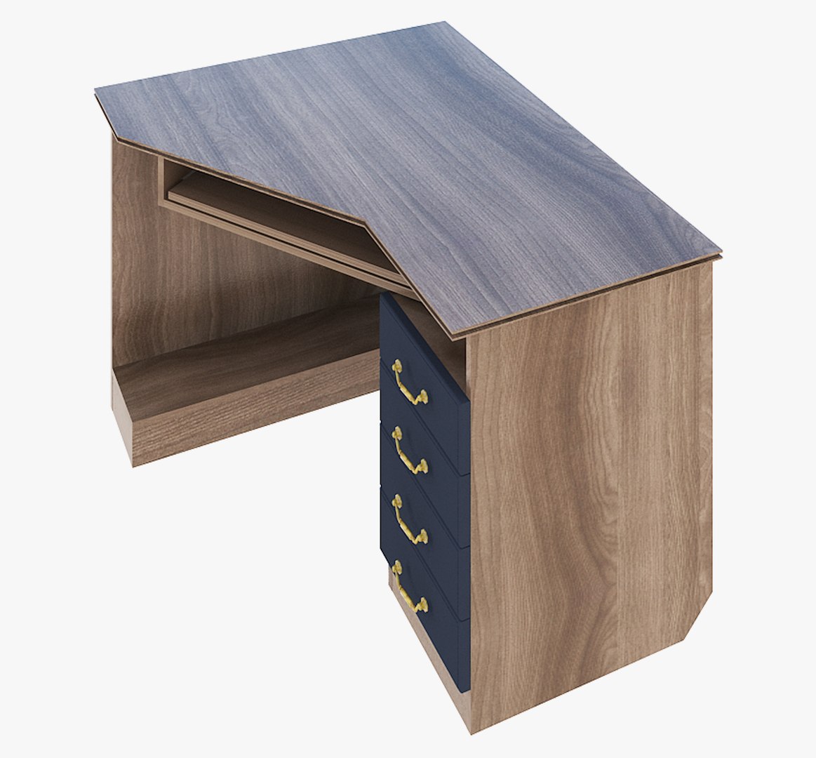 3D Computer Table - TurboSquid 1302477