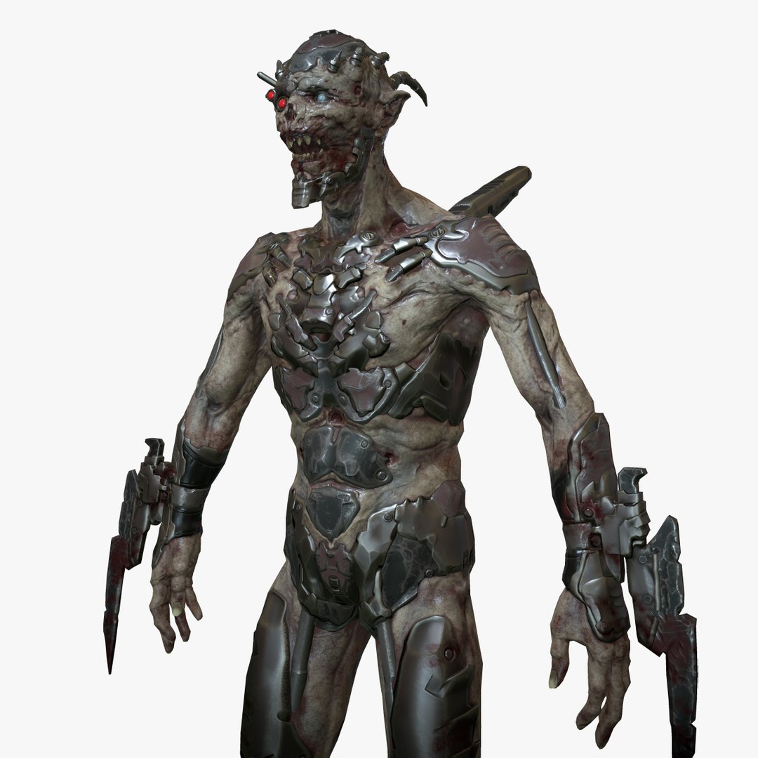 3D Armored Ghoul - TurboSquid 1713641