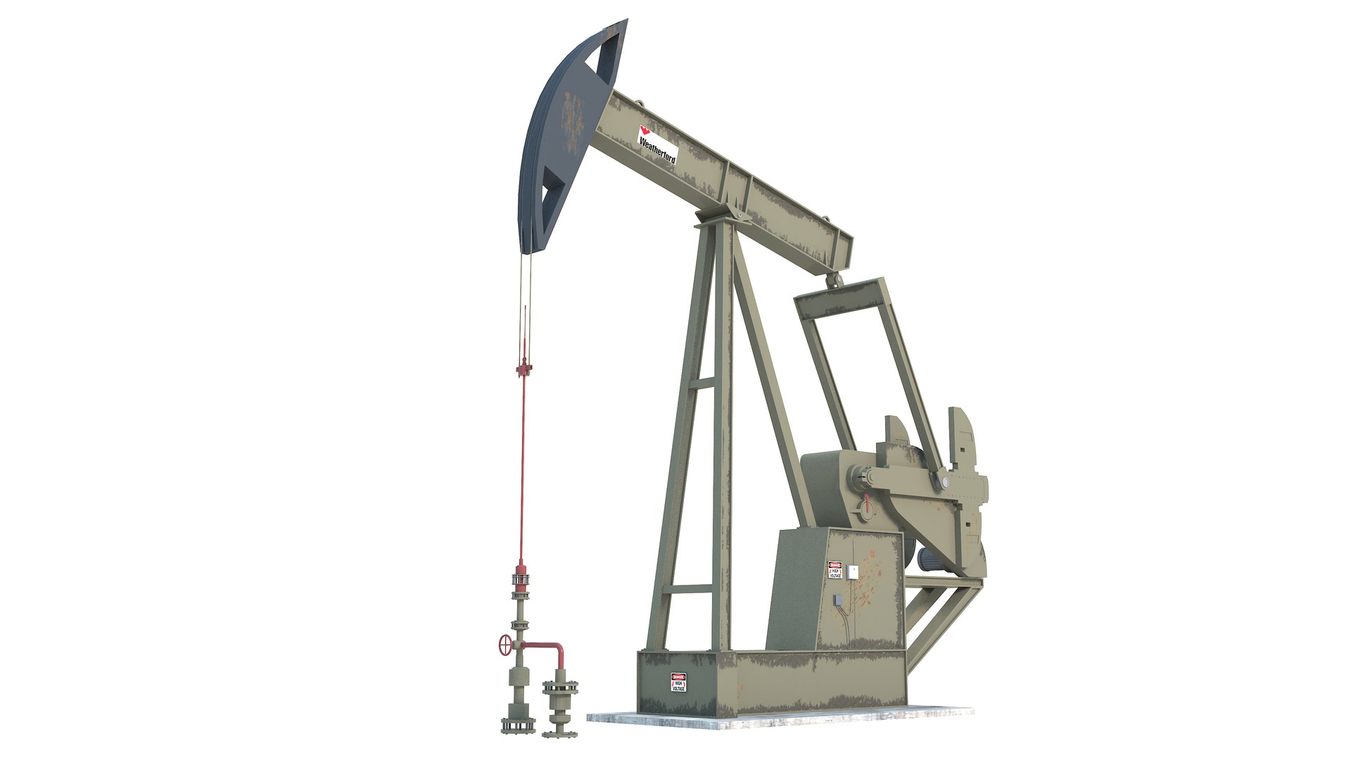 Oil Platform and Oil Pump model - TurboSquid 2053272