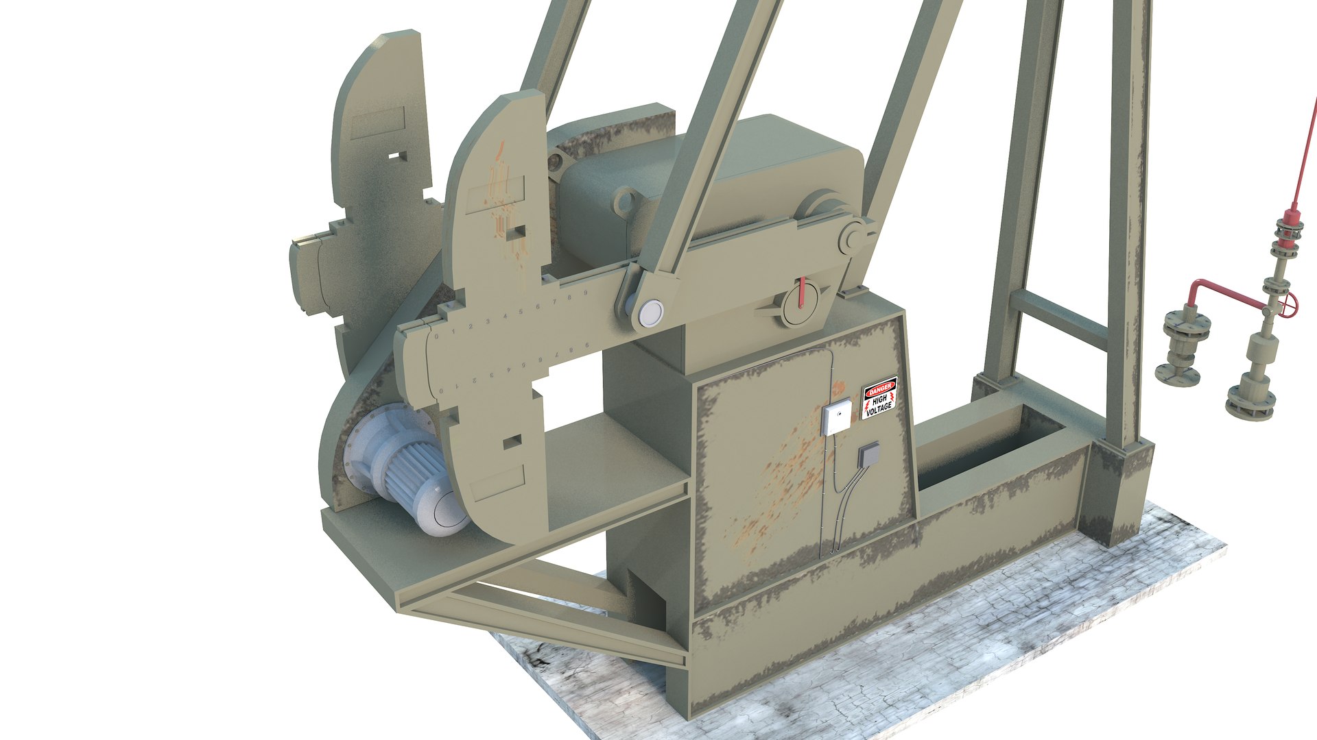 Oil Platform and Oil Pump model - TurboSquid 2053272