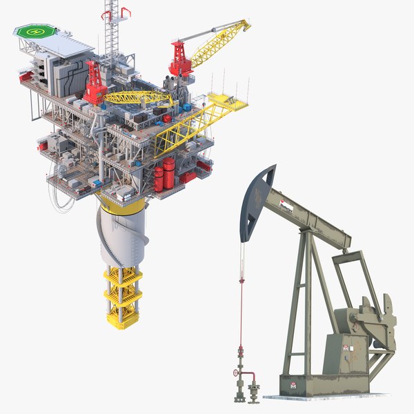 3D Oilfield Models | TurboSquid