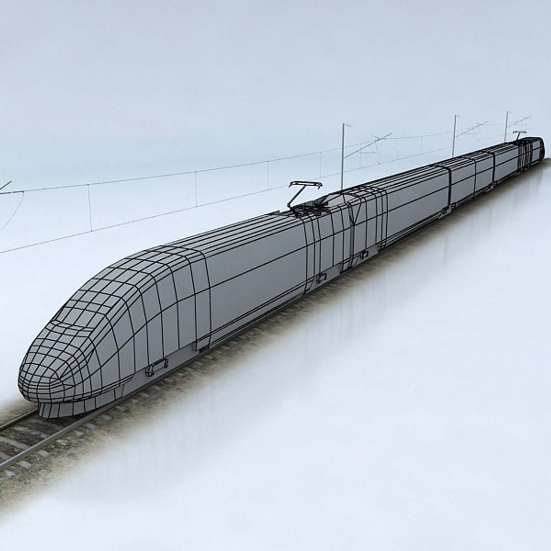 3ds max train details