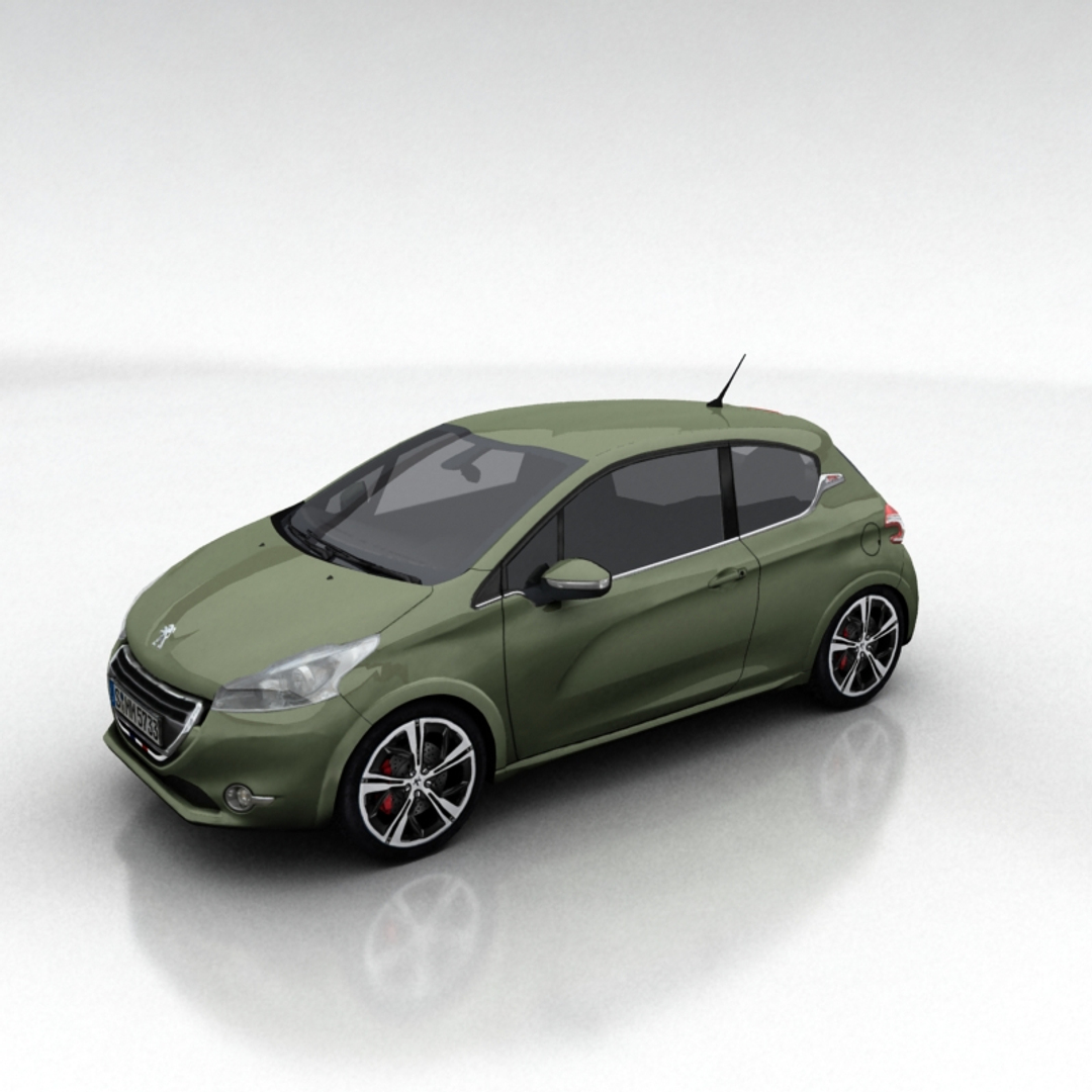 3d Peugeot 208 Gti