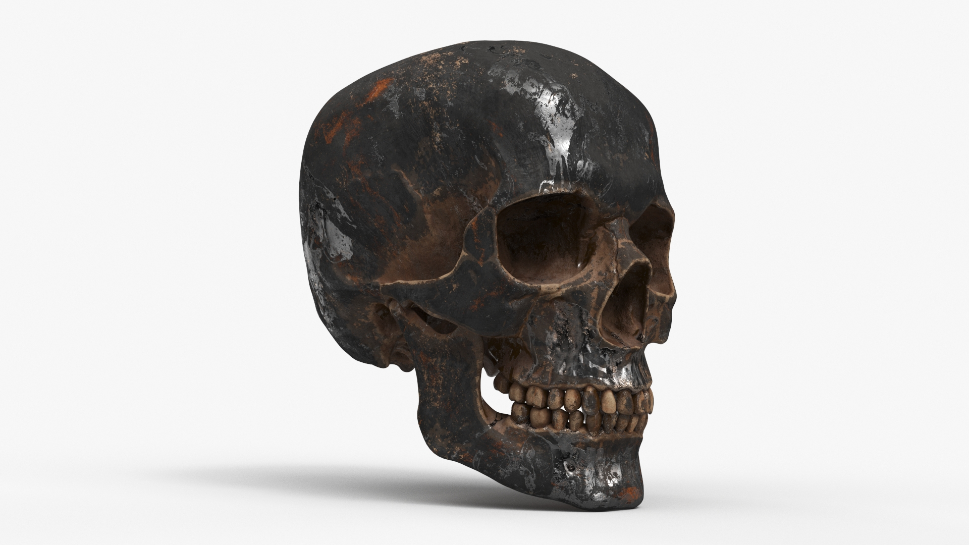 Human Skull Sci-fi Iron A 3D Model - TurboSquid 1985682