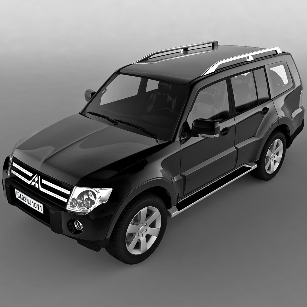 mitsubishi shogun 3d model