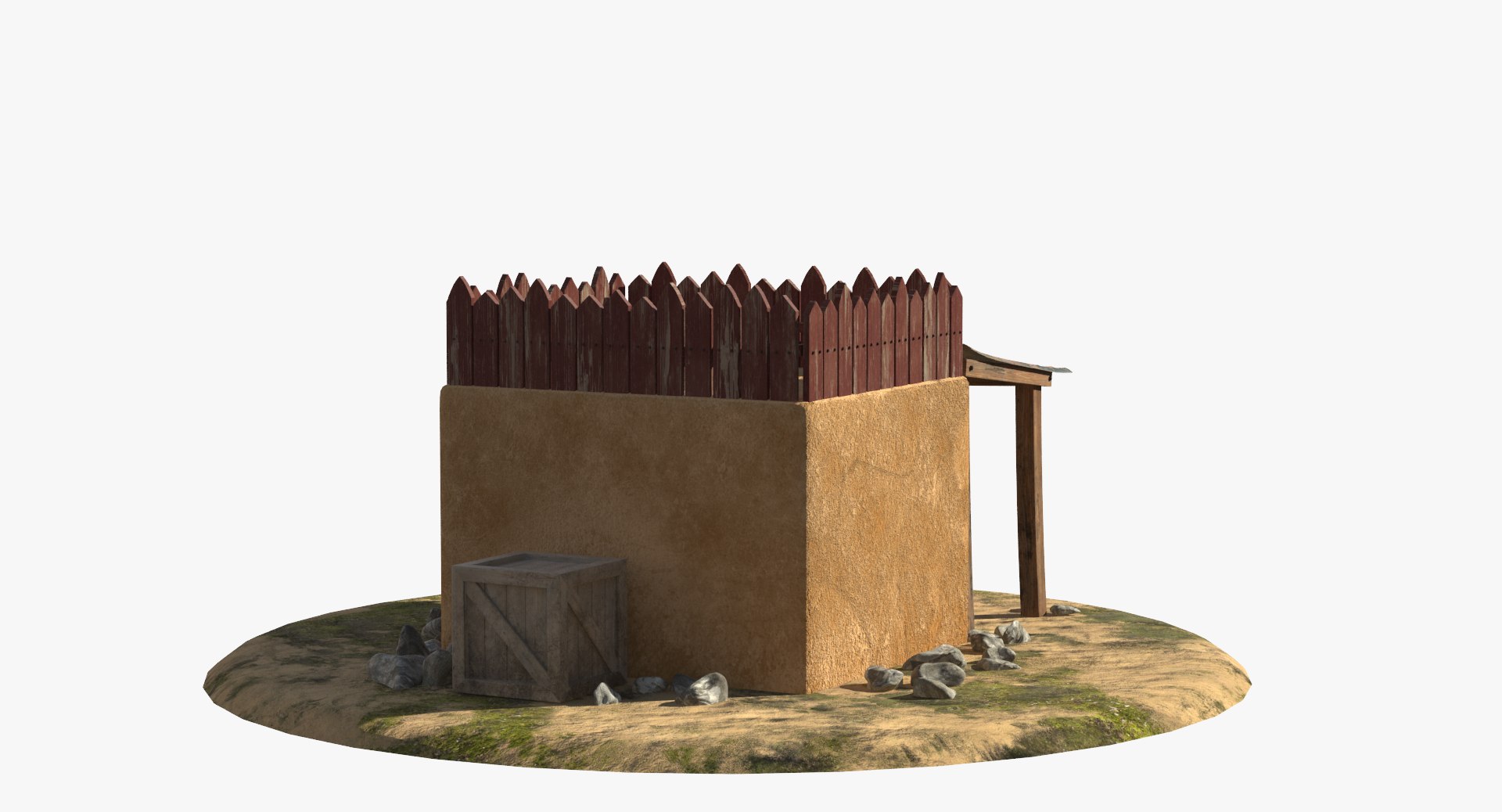 3D House Canopy Model - TurboSquid 1198829