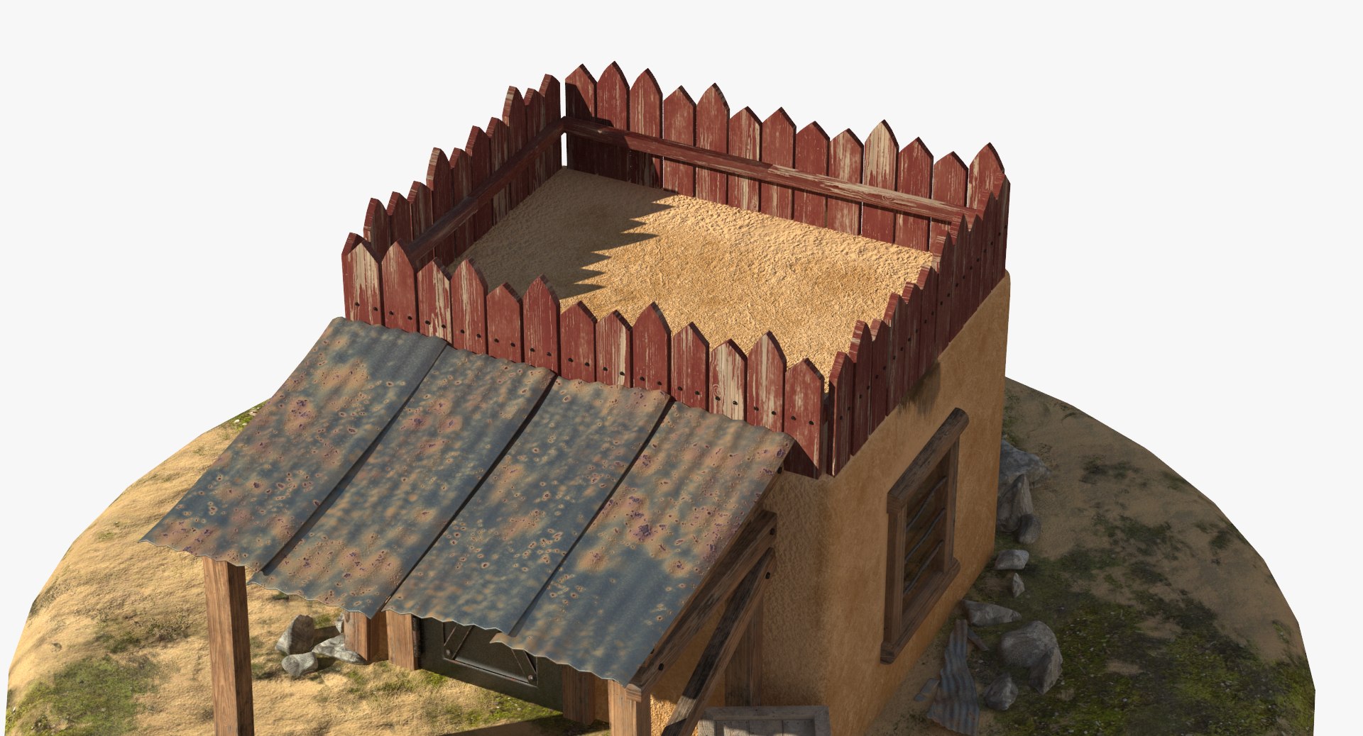 3D House Canopy Model - TurboSquid 1198829