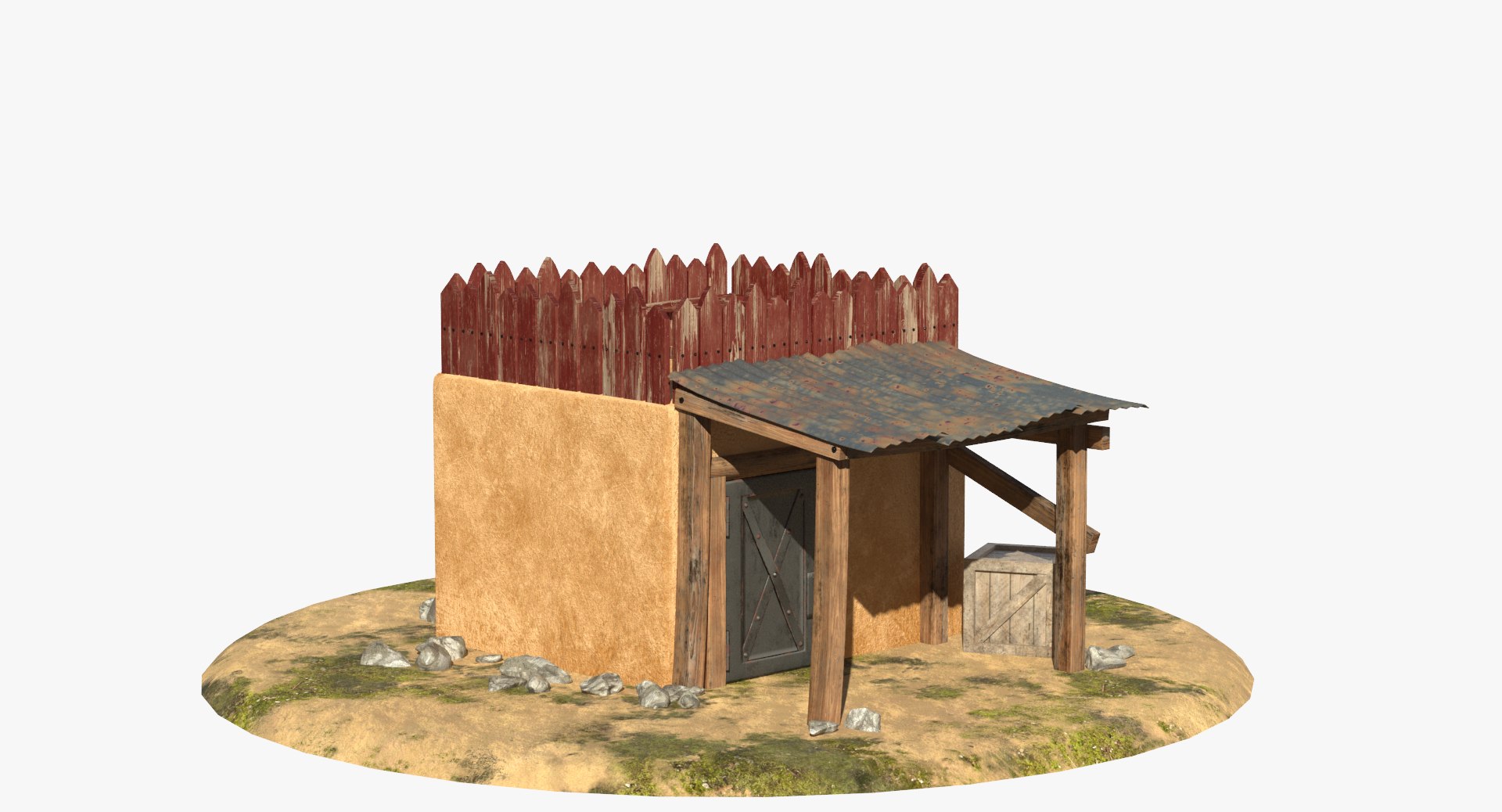 3D House Canopy Model - TurboSquid 1198829