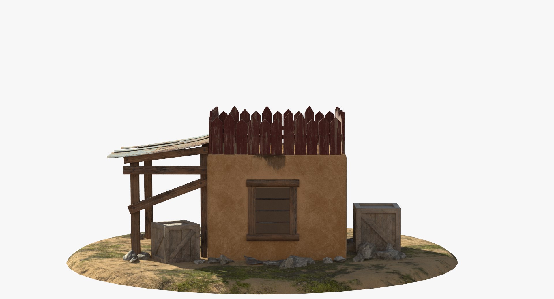 3D House Canopy Model - TurboSquid 1198829