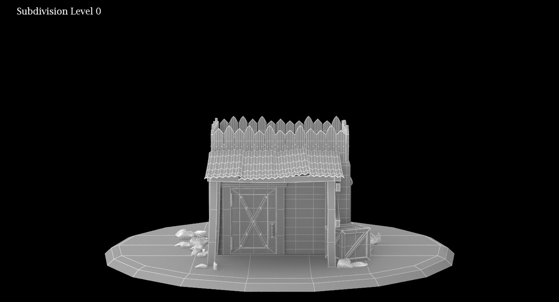 3D House Canopy Model - TurboSquid 1198829
