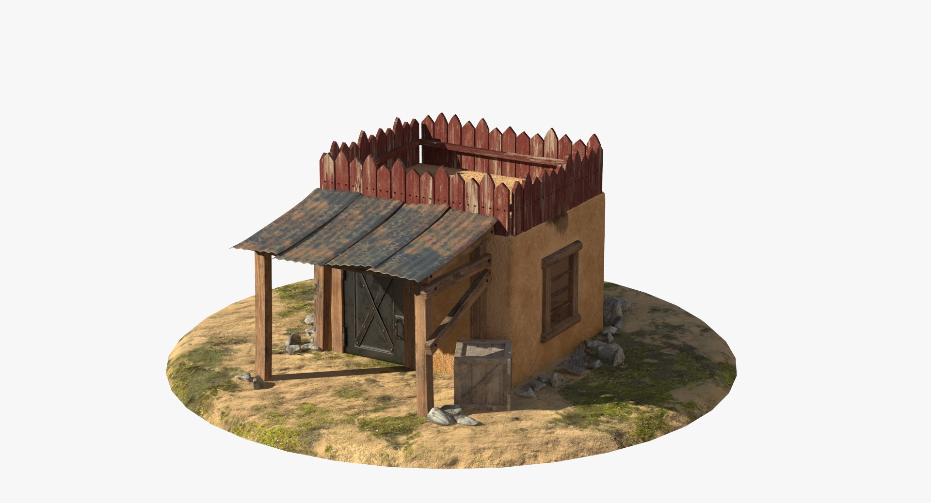 3D House Canopy Model - TurboSquid 1198829