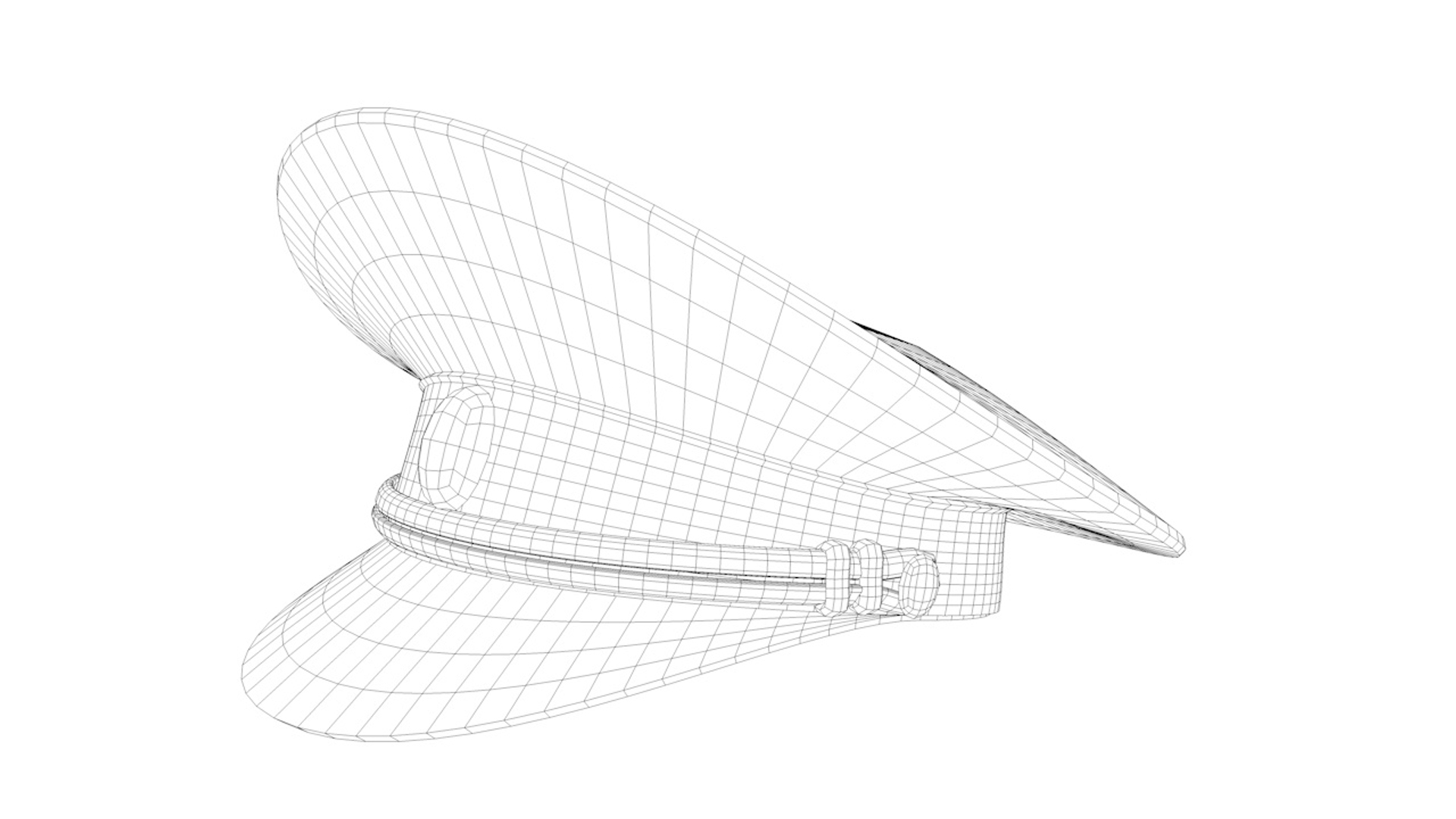 Captain Hat Cap 3D - TurboSquid 1647792