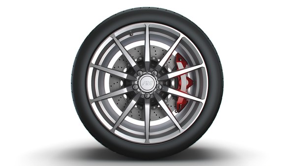 American Muscle Car wheel 3D model - TurboSquid 2021690