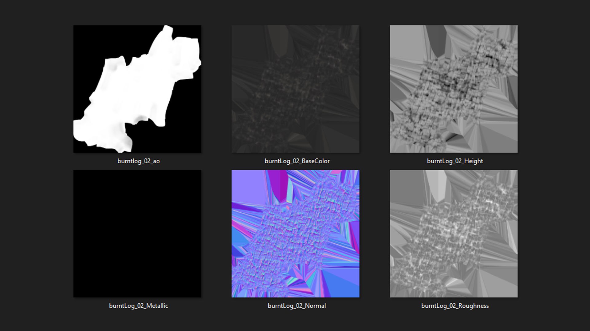 Burnt Log 02 3D Model - TurboSquid 2149222