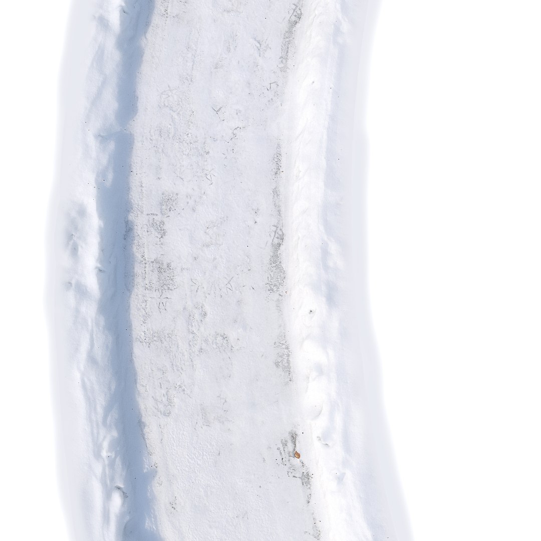 3D Ultra Realistic Snow Trail 1 2021Hq Model - TurboSquid 1837417