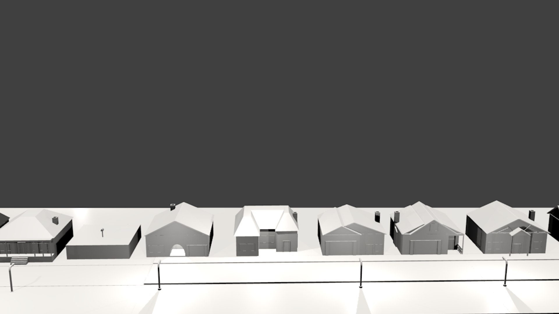 3d 10 House Pack Model
