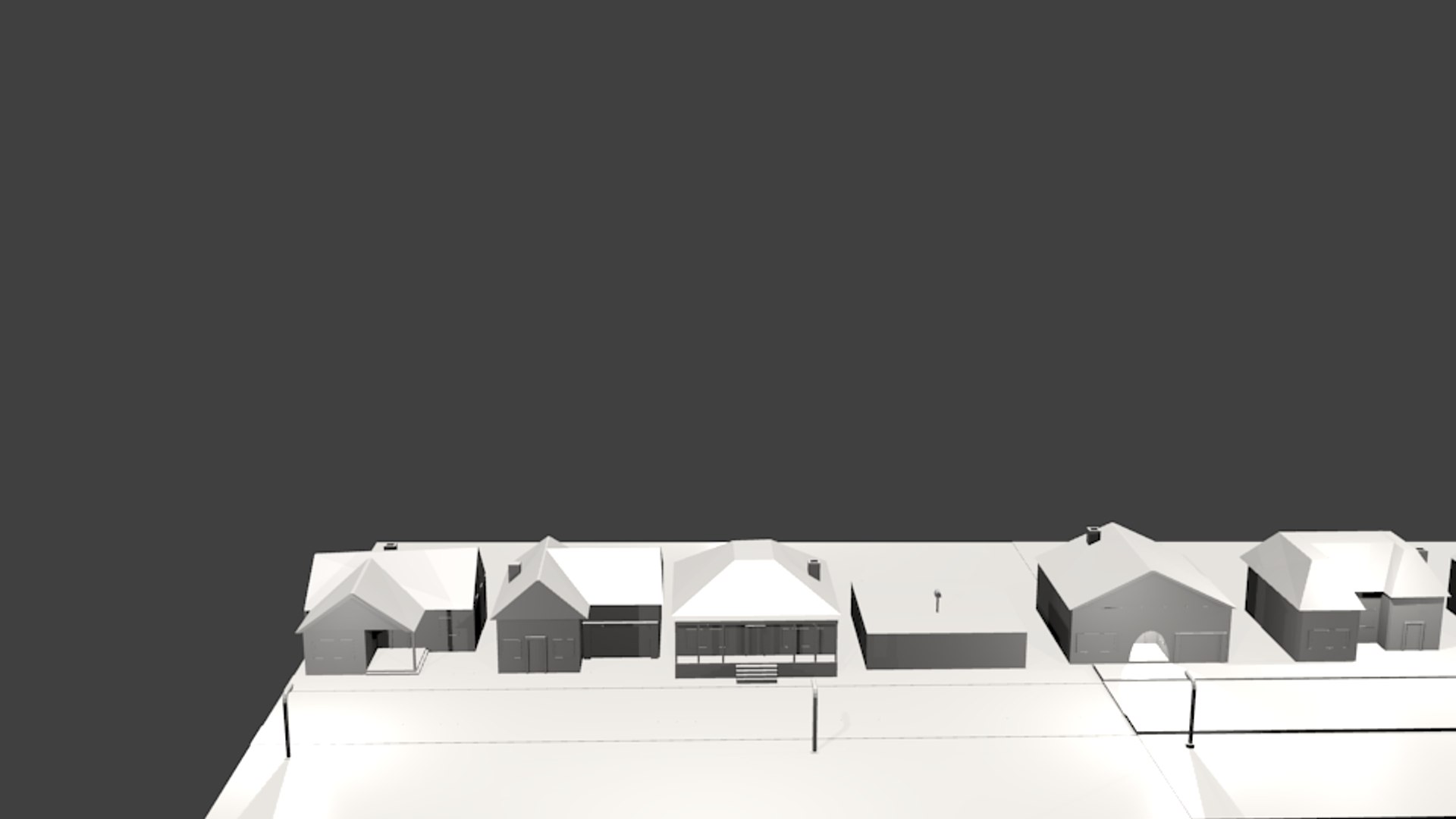 3d 10 House Pack Model