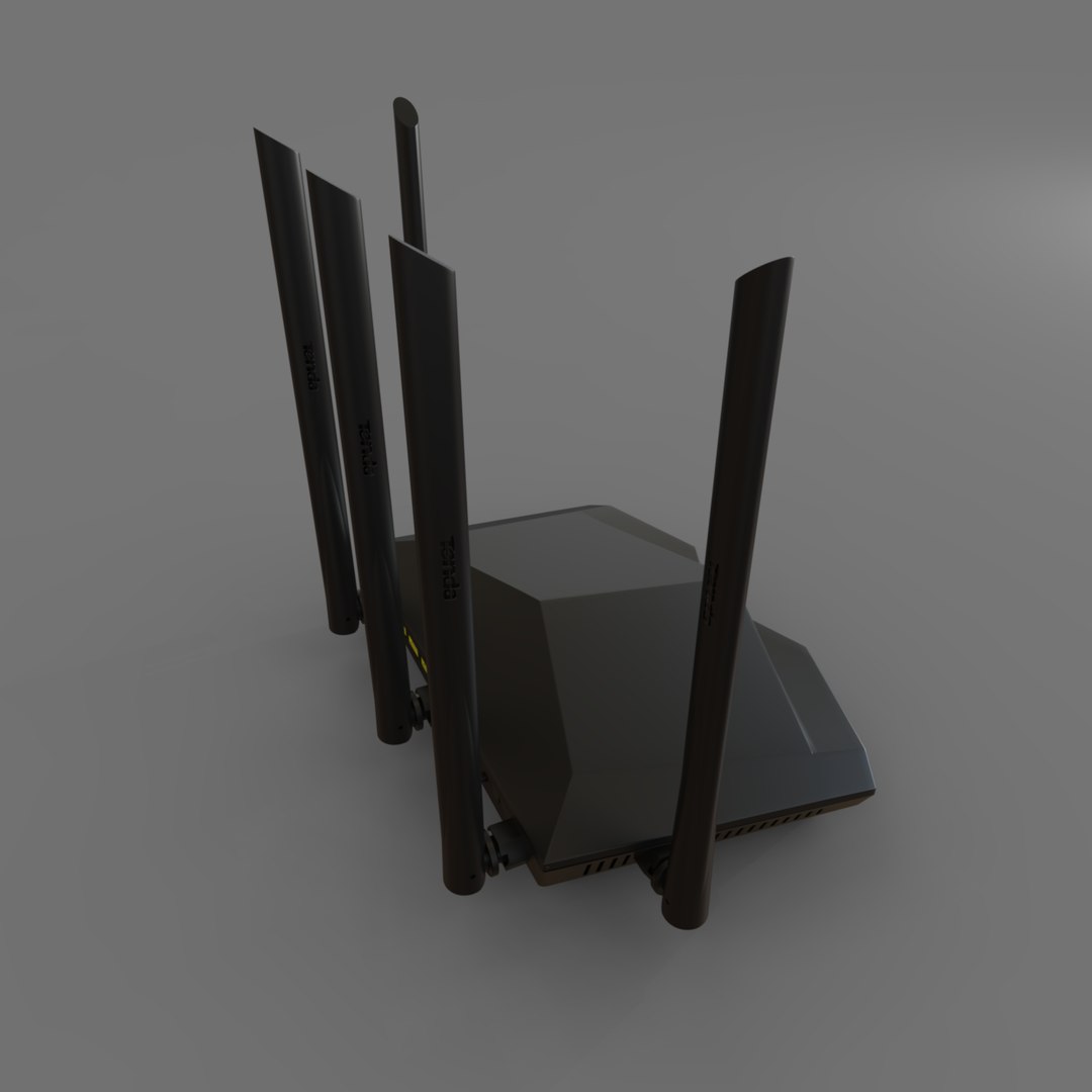Router Tenda AC7 3D model - TurboSquid 2075842