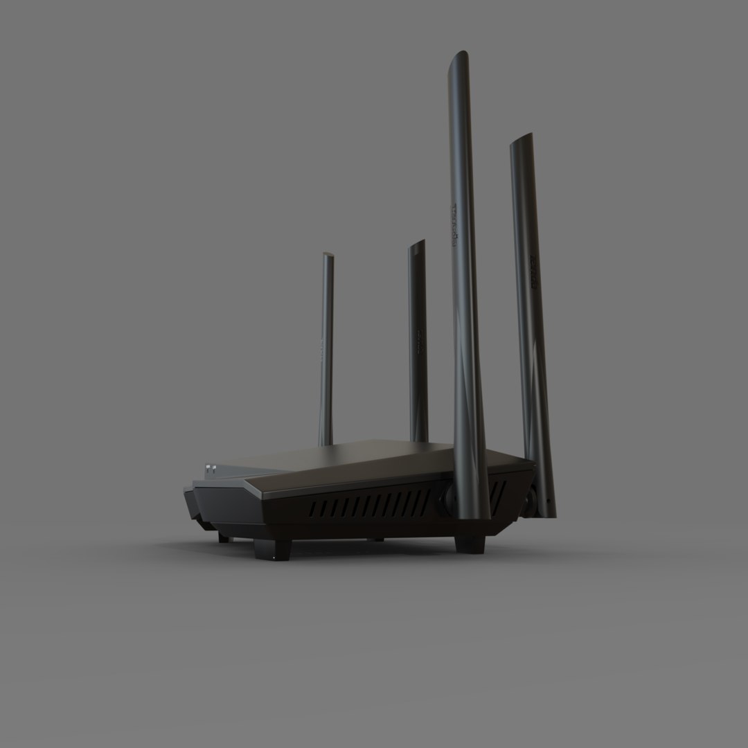 Router Tenda AC7 3D model - TurboSquid 2075842