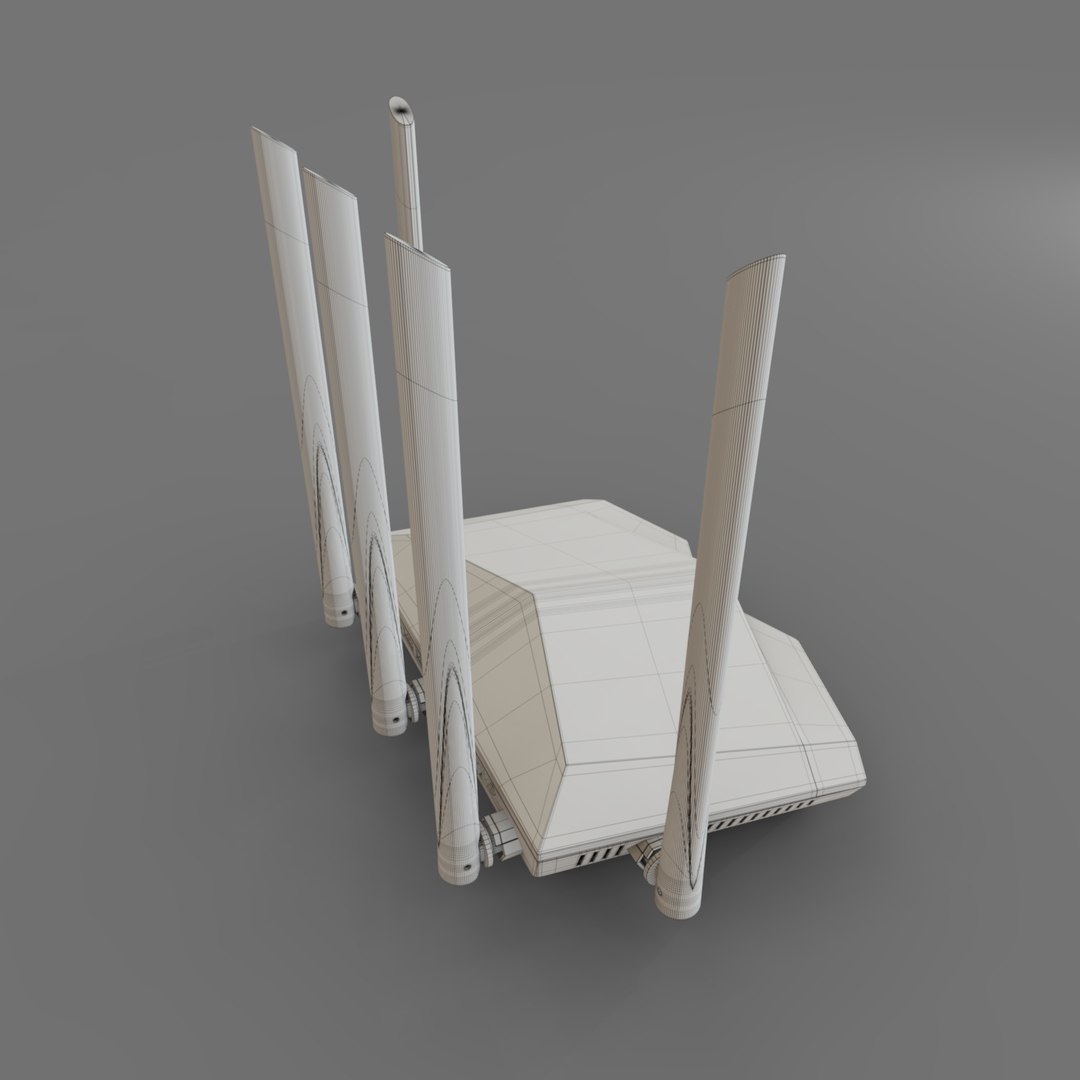 Router Tenda AC7 3D model - TurboSquid 2075842