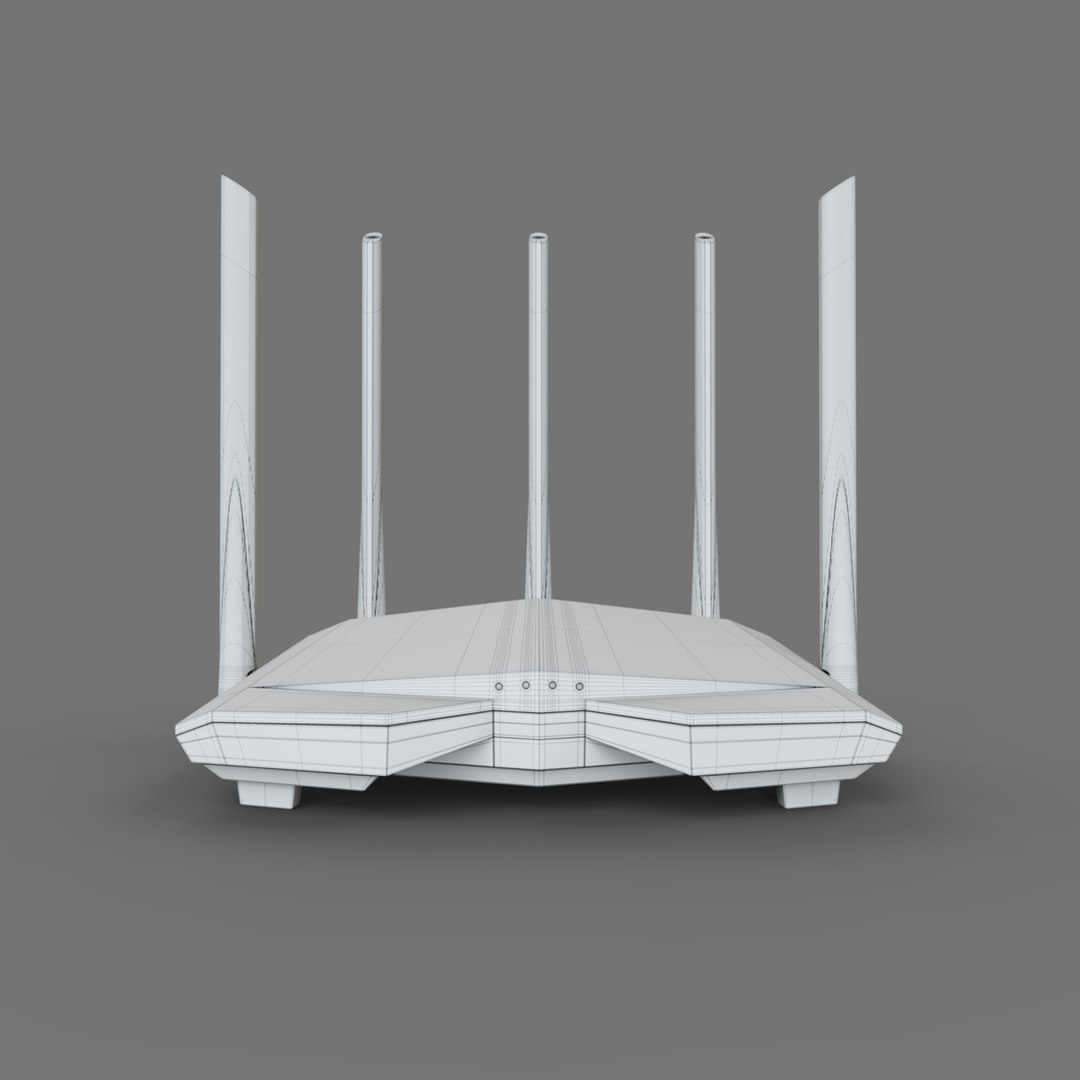 Router Tenda AC7 3D model - TurboSquid 2075842