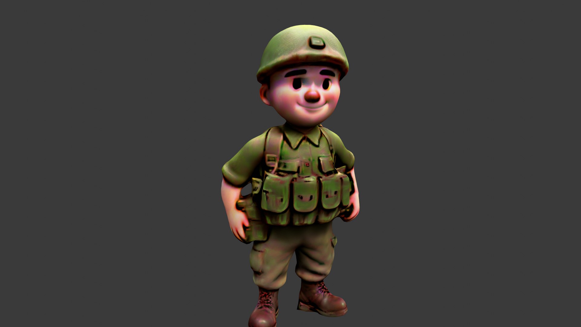 WW2 Soldier 3D - TurboSquid 2127602