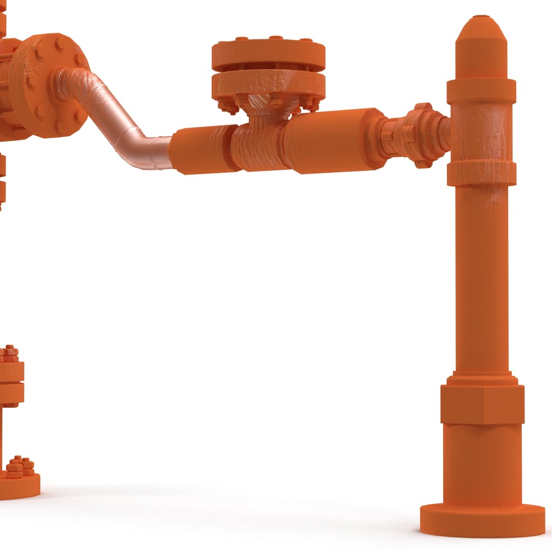 3ds Max Oil Pump Stuffing Box
