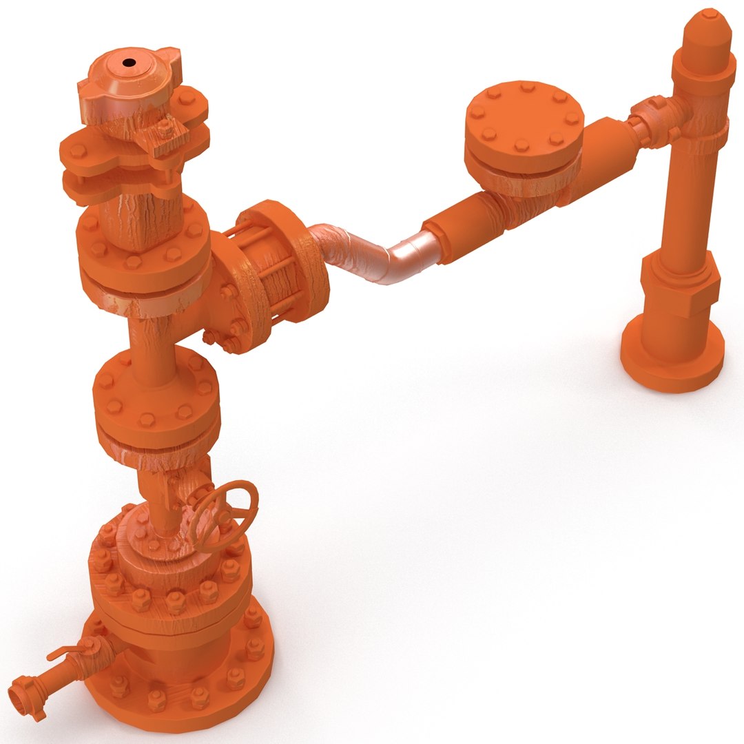 3ds Max Oil Pump Stuffing Box