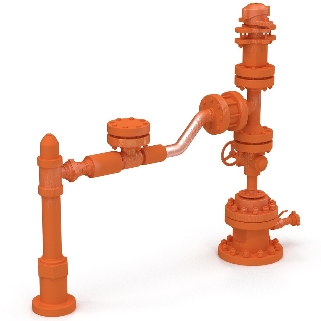 3ds Max Oil Pump Stuffing Box