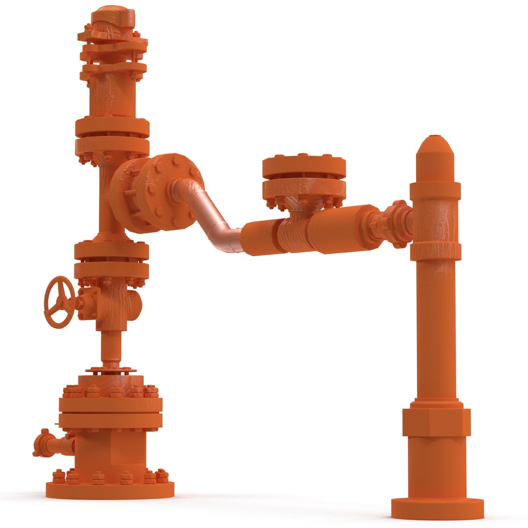 3ds Max Oil Pump Stuffing Box