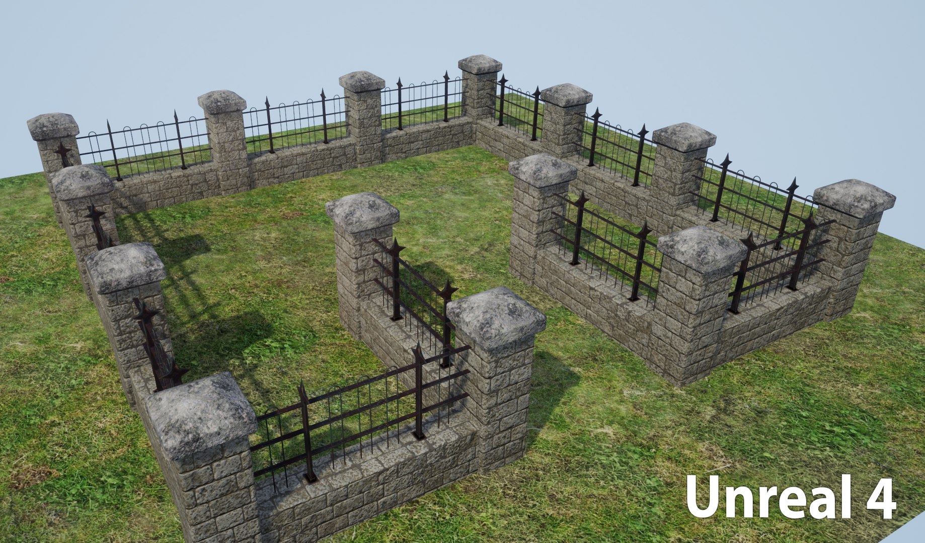 Fence Games 3D Model - TurboSquid 1535099