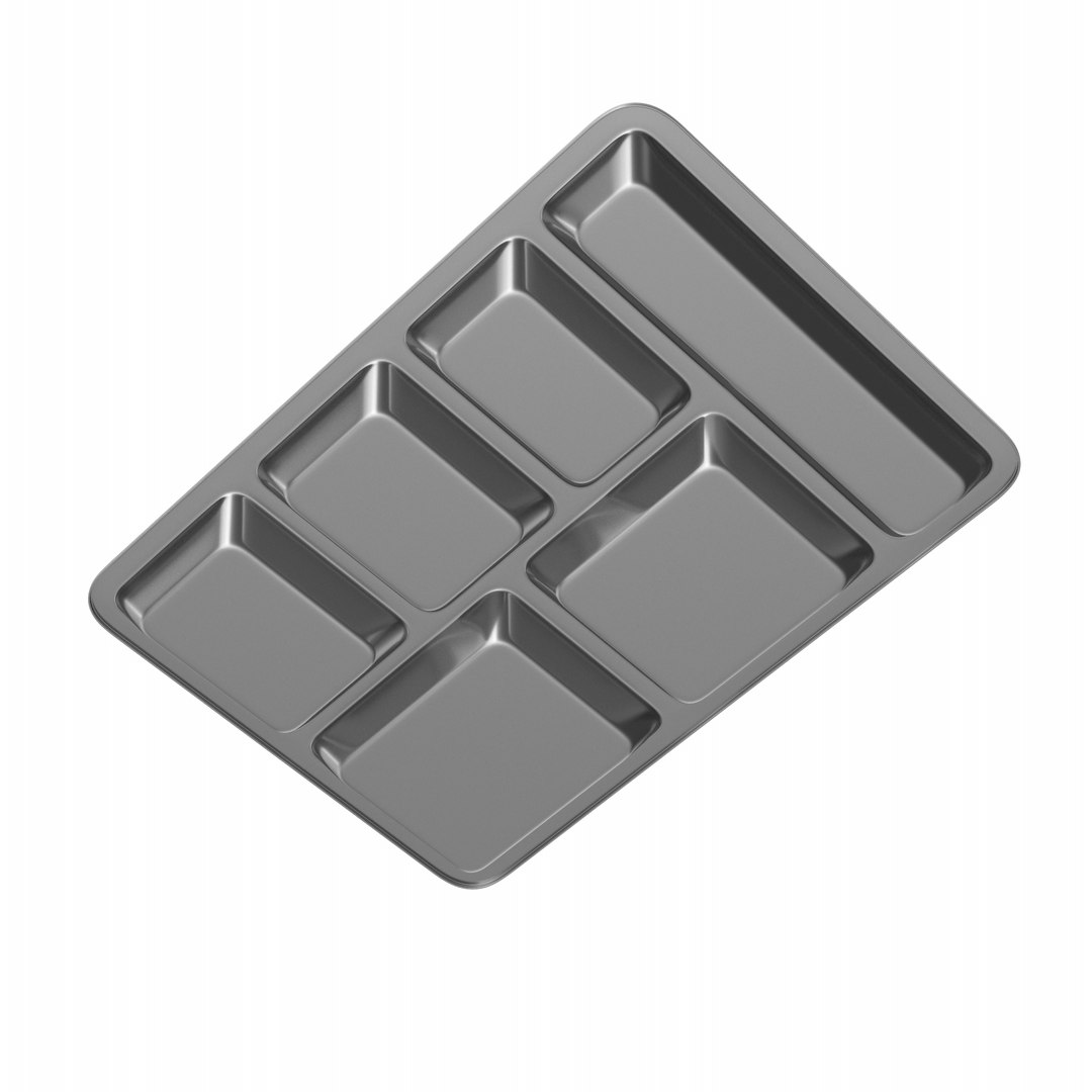 Steel Food Tray 3D Model - TurboSquid 2344128