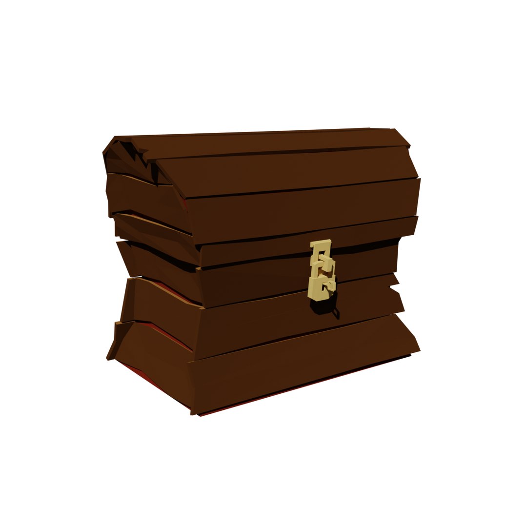 Chest Low Poly Ready For Game Model - TurboSquid 2126253
