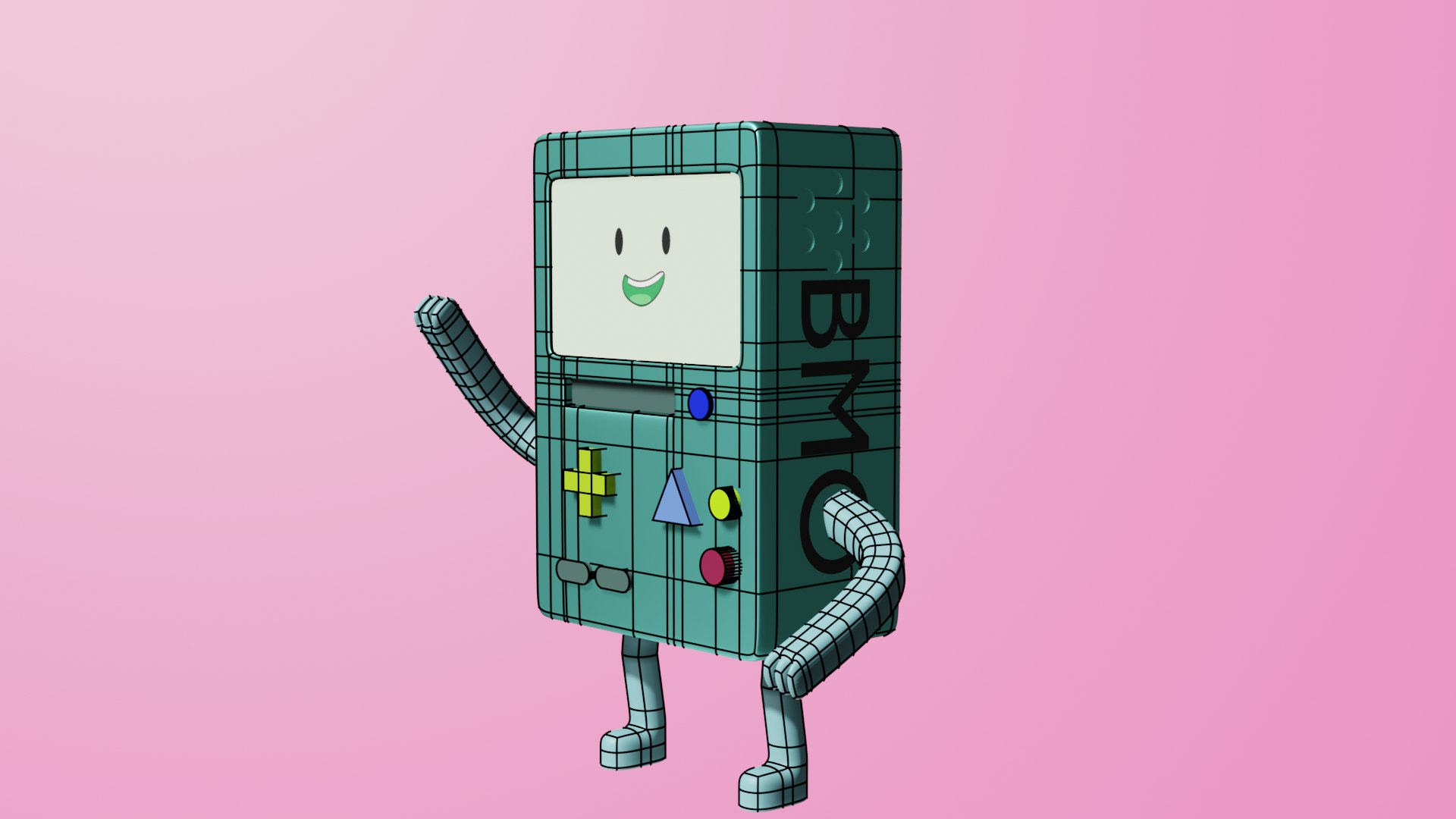 3D Bmo Adventure Time Model - TurboSquid 1585914