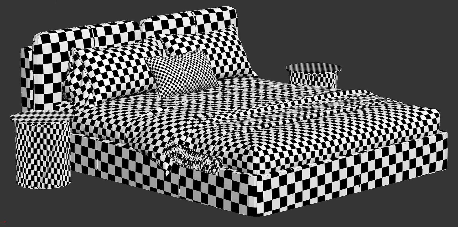 LETTO Lulu Bed 3D Model - TurboSquid 2130461