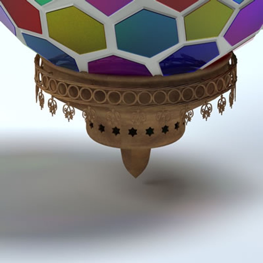 Antique Lamp 04 3d Model