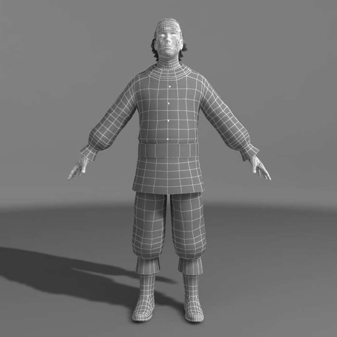 Rigged Character 3d Model
